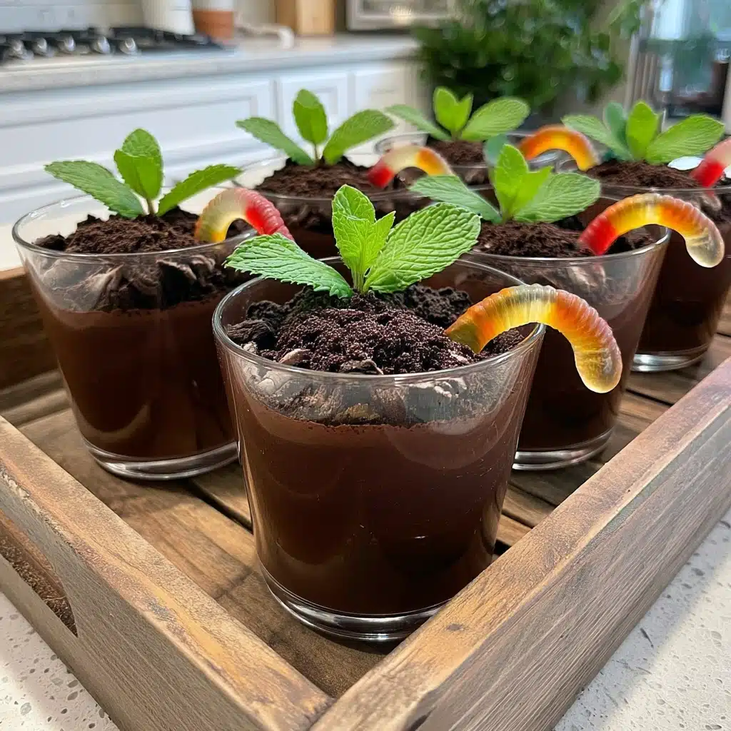 Potting Soil Pudding Cups